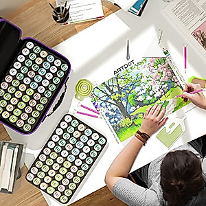 ARTDOT Diamond Painting Accessories for Diamond Art Kits, A4 Light Board and 120 Slots Diamond Painting Storage Containers