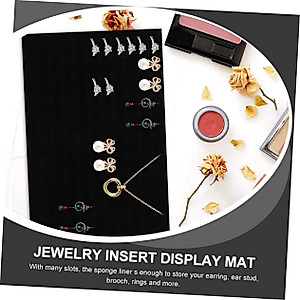 Cabilock 3pcs Jewelry Box Foam Sponge Earring Organizer Sponge Tray Cabinet Earring Selling Organizer Sponge Earring Display Holder Usa Fancy Dress Window Valance Necklace Prom Travel