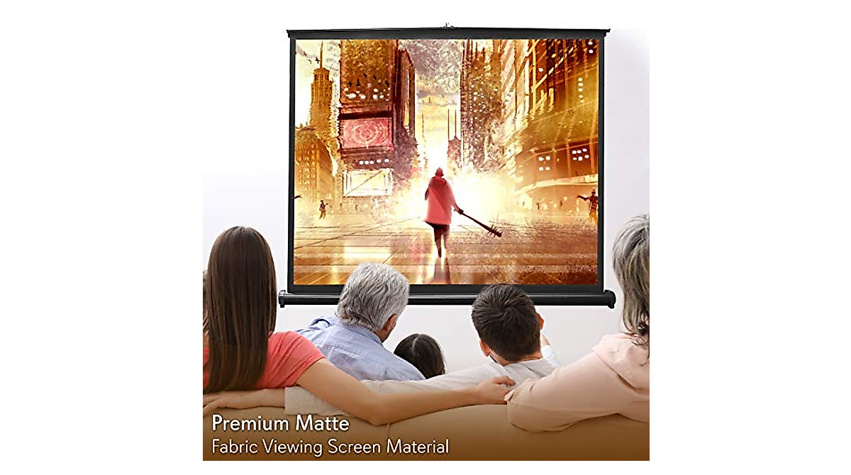 Pyle 50" Portable Projector Screen - Quick Setup for Presentations