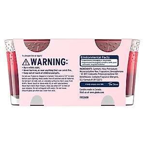 Glade Jar Candles, Fragrance Candles Infused with Essential Oils, Air Freshener Candles, 4 Candles 3.4 Oz (Radian Berries & Wild Raspberry)