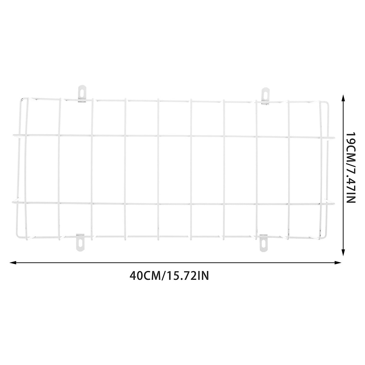 Uonlytech Emergency Light Protection Cover Wall Mount Air Conditioner Light Protective Cover Steel Wire Guard Exit Sign Protector Signal Light Wire Guard Emergency Signal Light Wire Guard