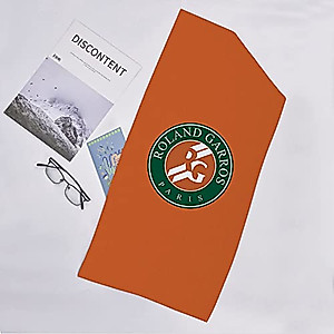 GMTKPH French Open Tennis Tournament Quick Drying Hand Towel for Sweat Soft Dish Towel Gym Sports Face Towels (15.8*31.5 Inch)