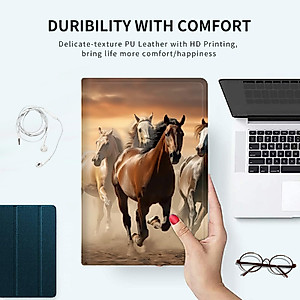 Case for Galaxy Tab S7 FE 5G/S8 Plus/S7 Plus 12.4" Tablet PU Leather Slim Lightweight Cover with Auto Wake/Sleep Case for Samsung Tab S7 FE 2021/S8+ 2022/S7+ 2020,Mountain Abstract Watercolor Art