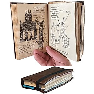 Grail Diary Indiana Jones Journal, Indiana Jones Diary Indiana Jones Novels Book, Indiana Jones Grail Diary, Indiana Jones Collection Merchandise, Vintage Leather Journal Classic Movie Prop Replica Bi