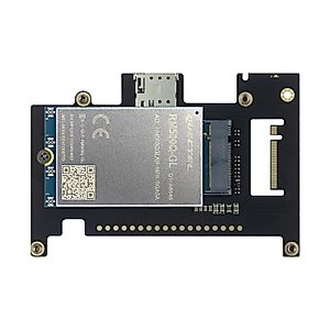 Khadas M2X WWAN Extension Board with M.2 Slot for Adding a 4G/5G LTE Module Support Nano-SIM Card Slot/18-Pin GPIO Header/4G/5G Active LED