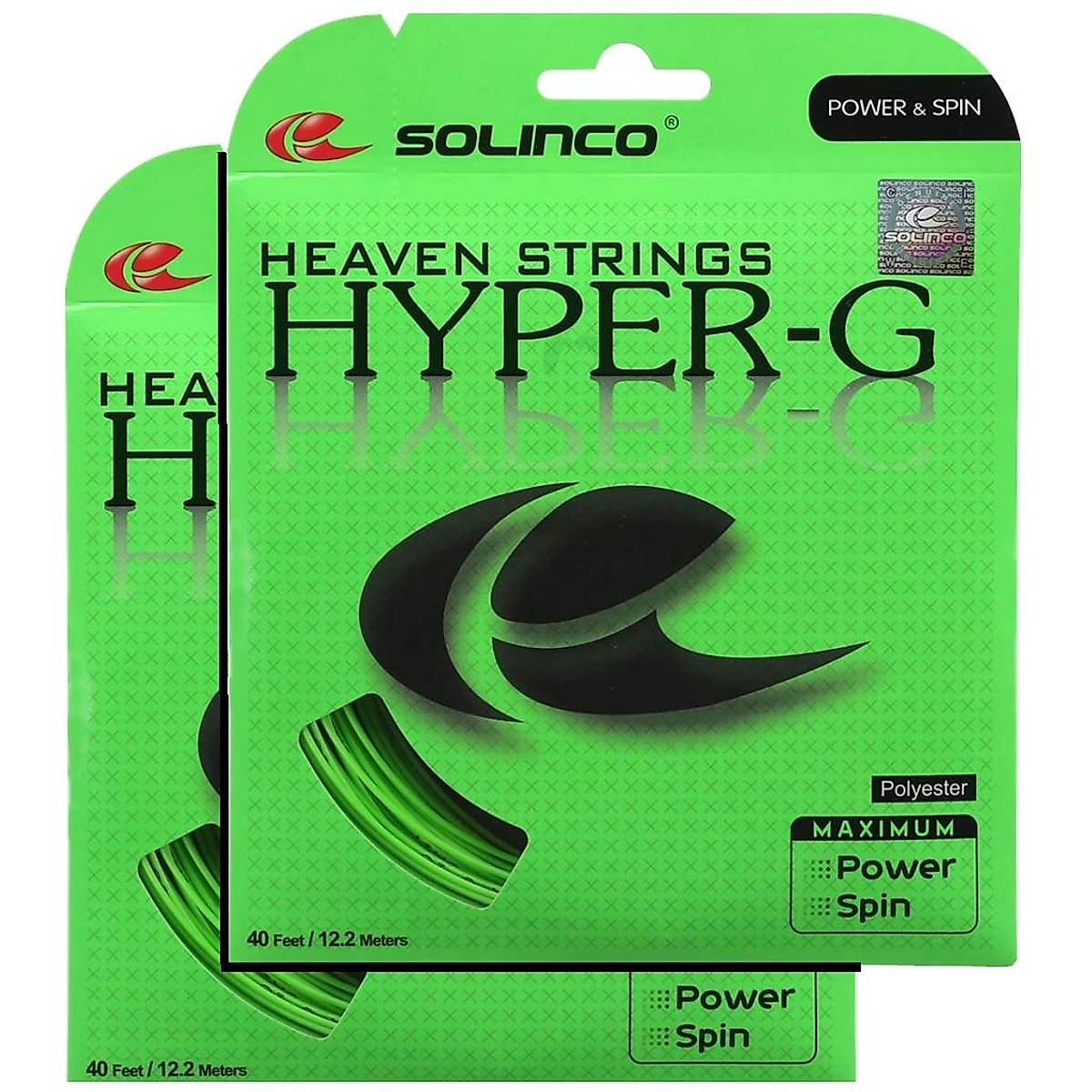 Solinco Hyper-G 18g Tennis String - 2 Packs