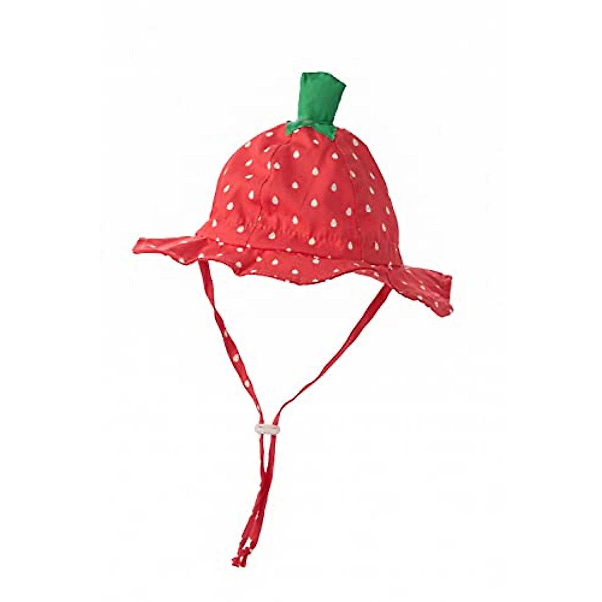 Baby Sun Hat | UPF 50+ Sun Protection All-Day Adjustable Infant 100% Cotton Bucket Hat for Head, Neck & Eyes Strawberry