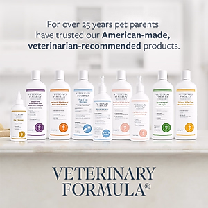 Veterinary Formula Clinical Care Hot Spot & Itch Relief Medicated Shampoo for Dogs and Cats 16oz – Helps Alleviate Sensitive Skin, Scratching, and Licking of Coat