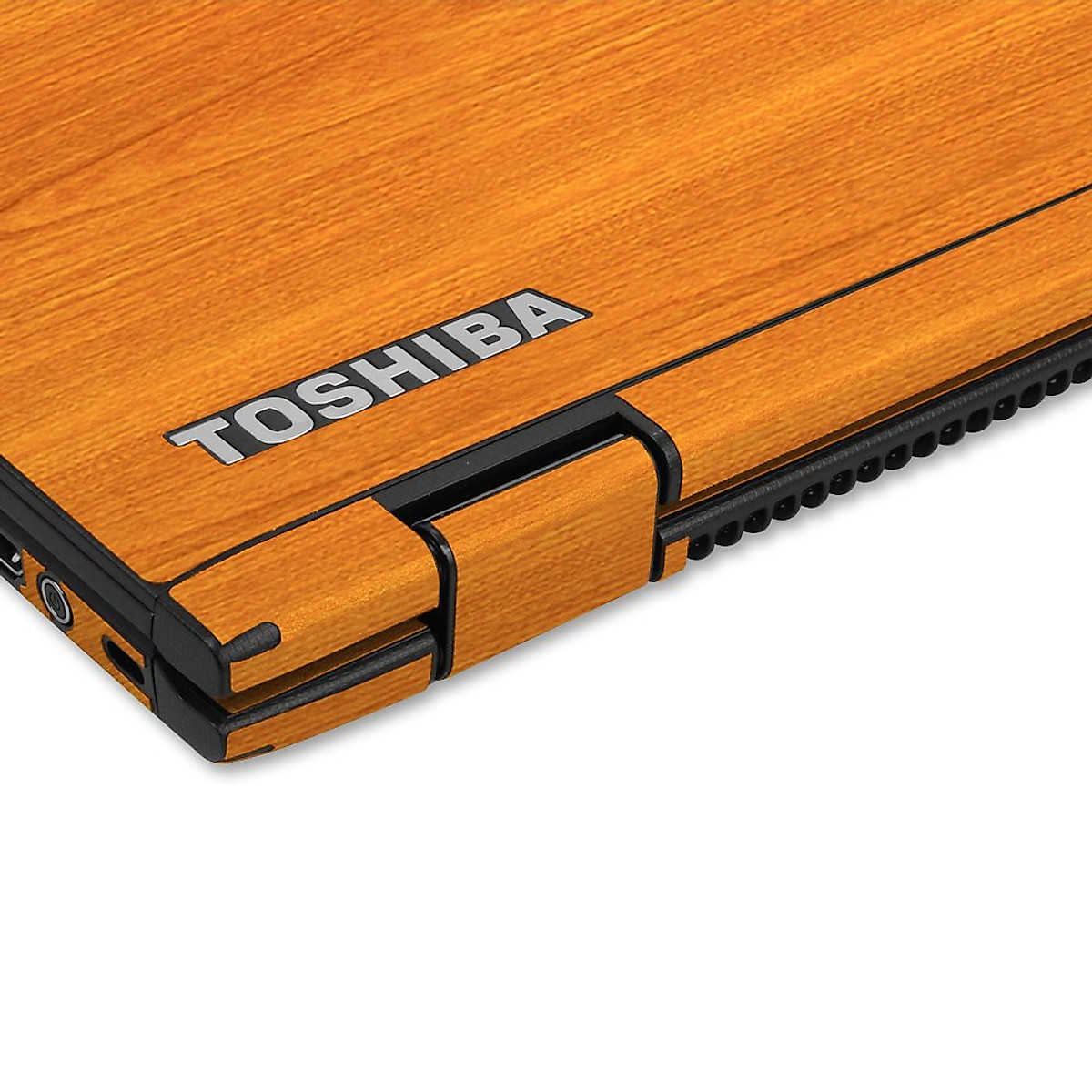 Skinomi Light Wood Full Body Skin Compatible with Toshiba Satellite Radius (2015, 14 inch)(Full Coverage) TechSkin with Anti-Bubble Clear Film Screen Protector