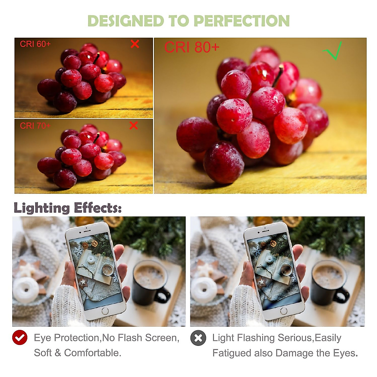 Uicnigh 25W LED Light Bulb 200 Watt Equivalent,Medium Screw Base E26 LED Bulb,6000K Daylight White Bright 2500LM for Home Lighting,Non-Dimmable Led bulb,3 Pack