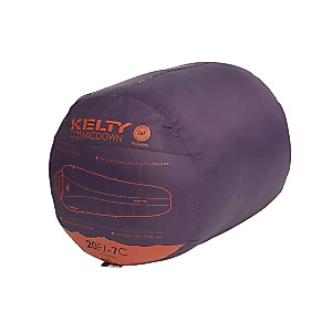 Kelty Cosmic 20 Degree Down Sleeping Bag - Ultralight Backpacking Camping Sleeping Bag with Stuff Sack, Women's Regular