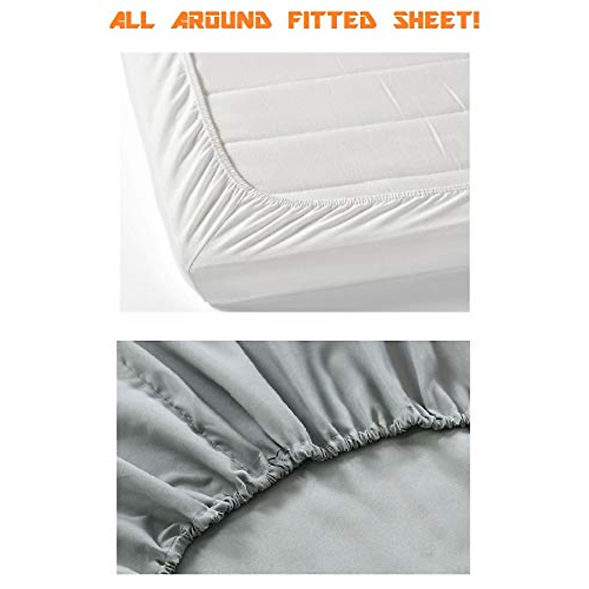 Elegant Comfort Luxury 1500 Thread Count Egyptian Quality Microfiber 4-Piece Premium Hotel Sheet Set-Wrinkle Resistant, All Around Elastic Fitted Sheet, Deep Pocket up to 16", Twin/Twin XL, Aqua