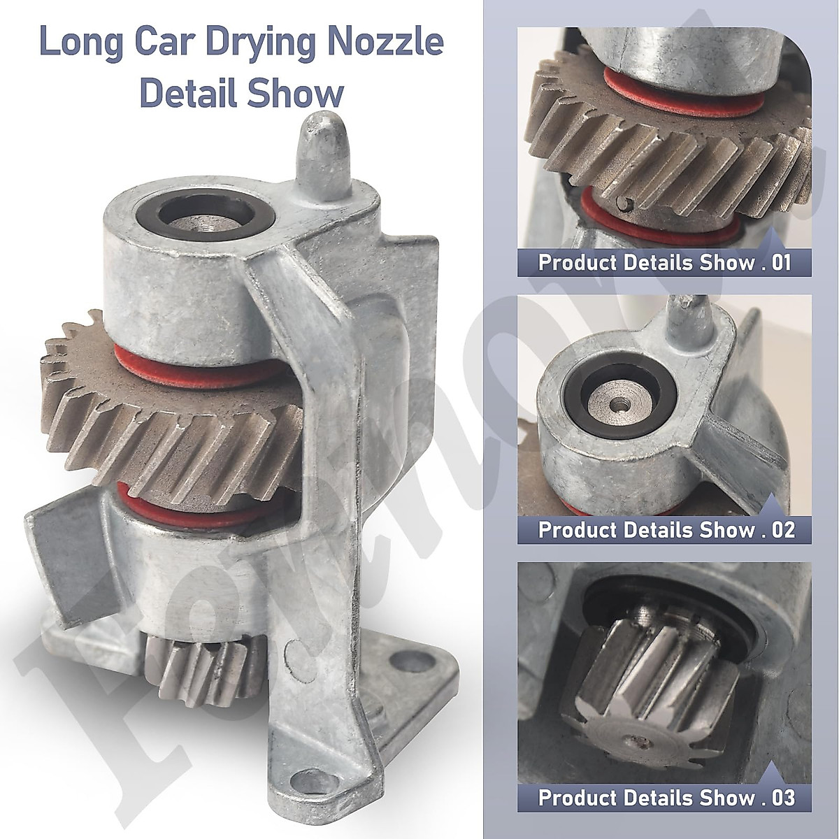 WP240309-2 240309-2 Worm Drive Gear & Bracket Kit Compatible with KitchenAid EA734273 PS734273 AH734273 4162100 4162101 4169907 4169941 4170007 4176130 949544