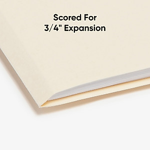 Smead File Folder, 1/3-Cut Tab, Assorted Positions, Legal Size, Manila, 100 per Box (15330)