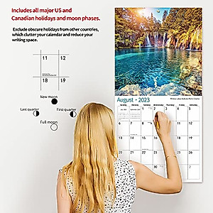 2023 Wall Calendar ,14 Monthly Wall Calendar NATIONAL PARKS Nov. 2022 - Dec. 2023, 12" x 24" Opened,Full Page Months Thick & Sturdy Paper for Gift Calendar Organizing & Planning