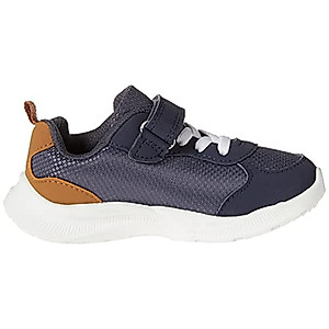 OshKosh B'Gosh Boy's Retra-W Athletic Sneaker, Navy, 4 Toddler