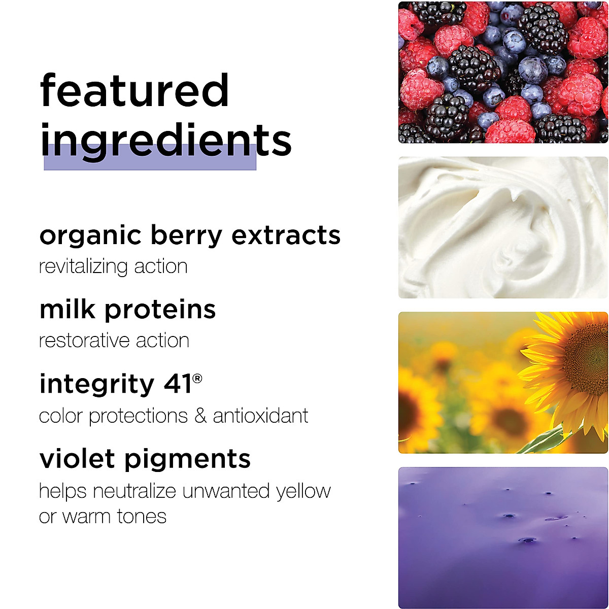 milk_shake Silver Shine Purple Conditioner for Blonde Hair - Blonde Toner for Brassy Hair