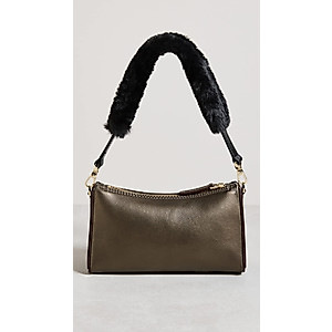 MANU Atelier Women's Mini Prism Bag, Moondust/Black, One Size