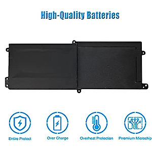 DT9XG 07PWKV 11.4V 90Wh Laptop Battery Replacement for Dell Alienware Area-51m R1 R2 D1968W D1968B D1969PW D1733B Series