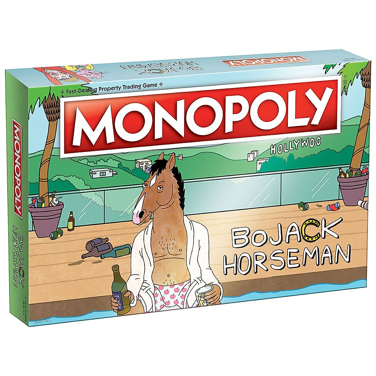 Monopoly BoJack Horseman Board Game | Recruit Your Favorite BoJack Horseman Characters in This Version of Monopoly | Based on The BoJack Horseman Netflix Show | Custom Tokens, Money and Game Board
