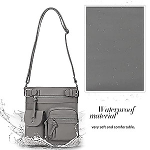 KL928 Crossbody Bags for Women Shoulder Purses and Handbags (grey)
