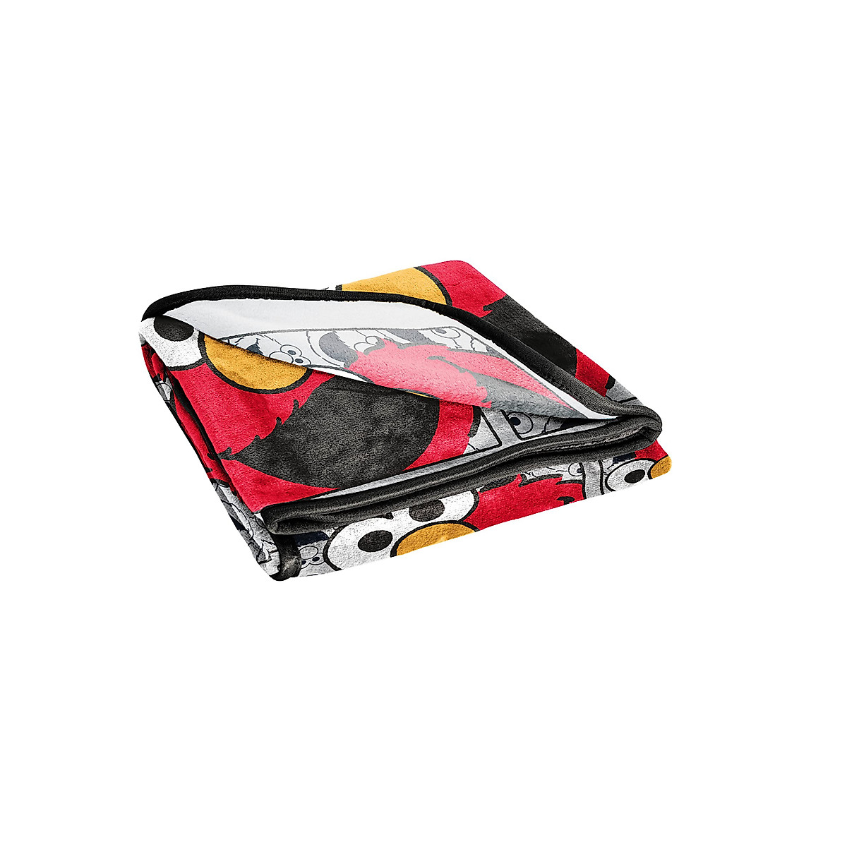 Jay Franco Sesame Street Hip Elmo Throw Blanket - Measures 40 x 50 inches, Kids Bedding - Fade Resistant Super Soft Fleece