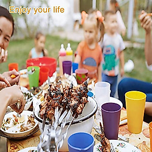 Kabob Skewers 20 PCS,Flat Metal Skewers for Grilling 15 inch Stainless Steel Grilling Skewers for Kabobs Shish Kabob Sticks Wide Reusable Grilling Skewers Set for Meat,Shrimp,Chicken,Sausage,Vegetable