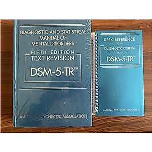 DSM 5 tr (Paperback) with Desk Reference to The Diagnostic Criteria from dsm-5-tr Diagnostic and Statistical Manual of Mental Disorders 2022