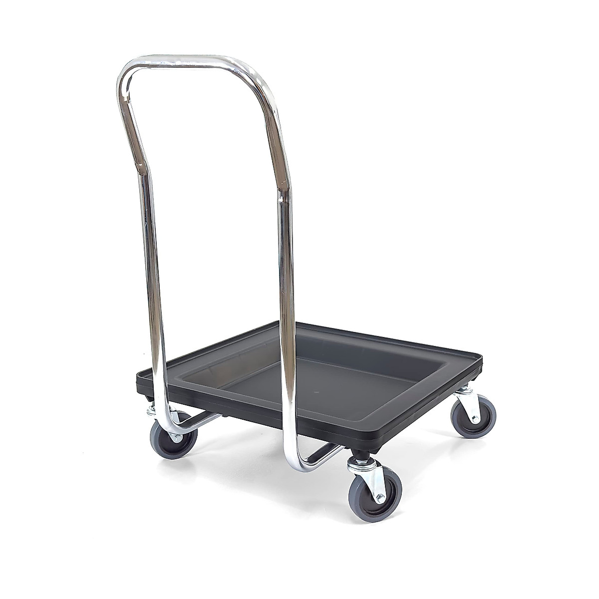 Dolly for Dish Rack and Glass Rack | 31" Handle | 250 lbs. max Capacity | Gray