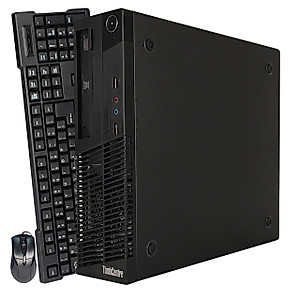 Lenovo ThinkCentre M82 Small Form Business High Performance Desktop Computer PC (Intel Core i7 3770 3.4 GHz,8G DDR3 RAM,3TB HDD,DVD,WiFi,Windows 10 Pro 64)(Renewed)