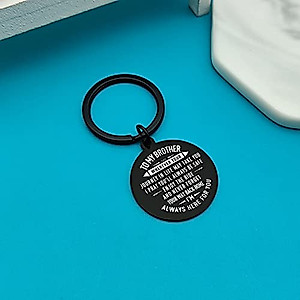 Brother Keychain Gifts Christmas Birthday Gifts for Brother Graduation Gifts Inspirational Gifts for Brother Fathers Day Thanksgiving Day Gift Brother Gifts from Sister Brother