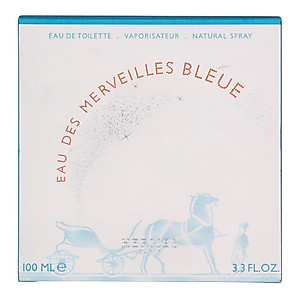 Hermes Eau Des Merveilles Bleue Eau De Toilette Spray 3.3 Fl Oz