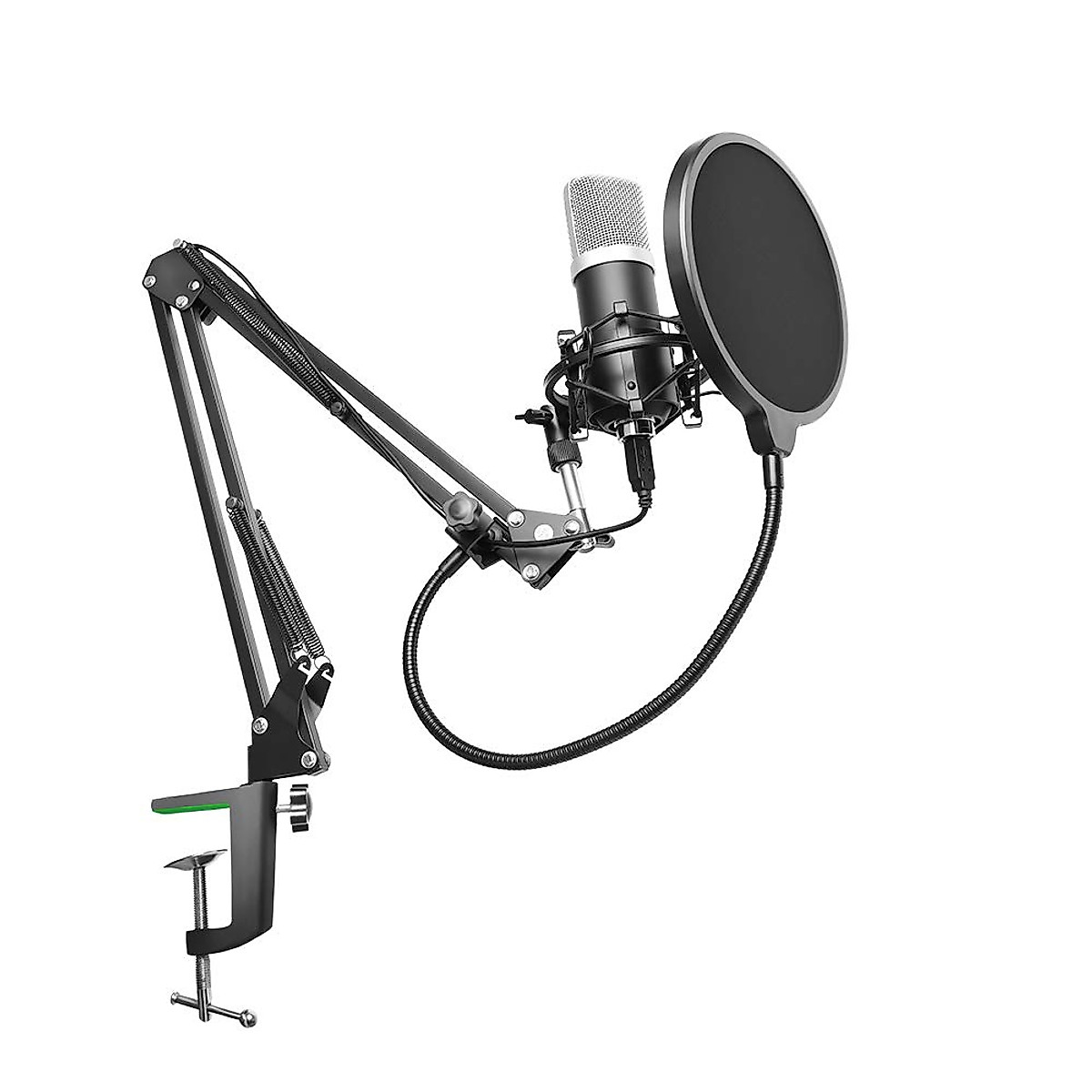 Blue Blackout Spark SL XLR Condenser Microphone with Pop Filter & 20' XLR Cable