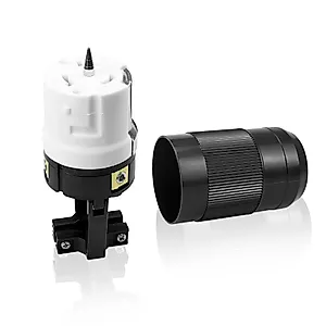 OCHIKI 50 Amp CS6364 Generator Connector, 50 Amp Generator Plug Female 125/250 Volt 12500 Watt Black