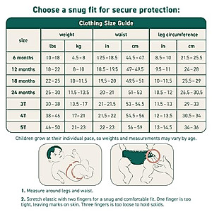 green sprouts Boys' Trunks with Built-in Reusable Swim Diaper, Navy Tidal Waves, 3T