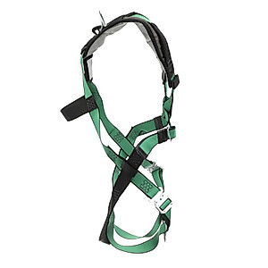 MSA 10206101 V-Form+ Full Body Safety Harness - Size: Medium, D-Ring Configuration: Back, Quick Connect Leg Straps, With Shoulder Padding, Full Body Harness