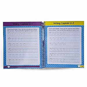 Wipe Clean Letter Tracing Workbook for Preschool Kids Ages 3-5: Practice Pen Control, the Alphabet, Handwriting, Wipe Off Pen Included (Gold Star Series)