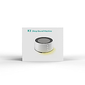 White Noise Machine with 14 High Fidelity Soundtracks, 10 Level Night Lights, Full Touch Metal Grille and Buttons, Timer and Memory Features, Plug in, Lullaby Machine for Baby, Adults