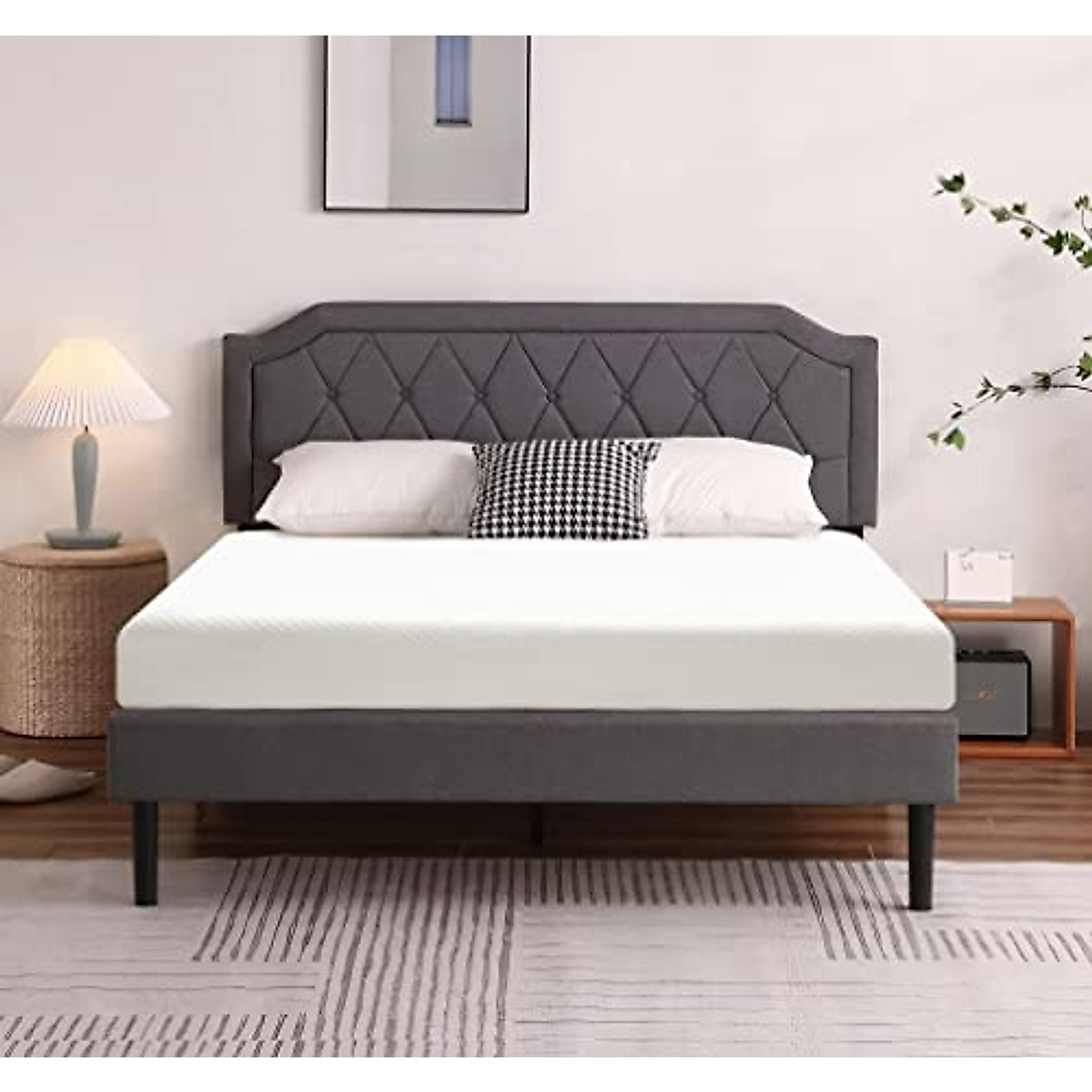 Irvine Home Collection Twin Size 6-Inch, Cooling Gel Memory Foam Mattress, Medium Firm, Cool Sleep and Pressure Relief, CertiPUR-US Certified, Great for Kids, Bunk Beds, Trundles, Campers, Daybeds