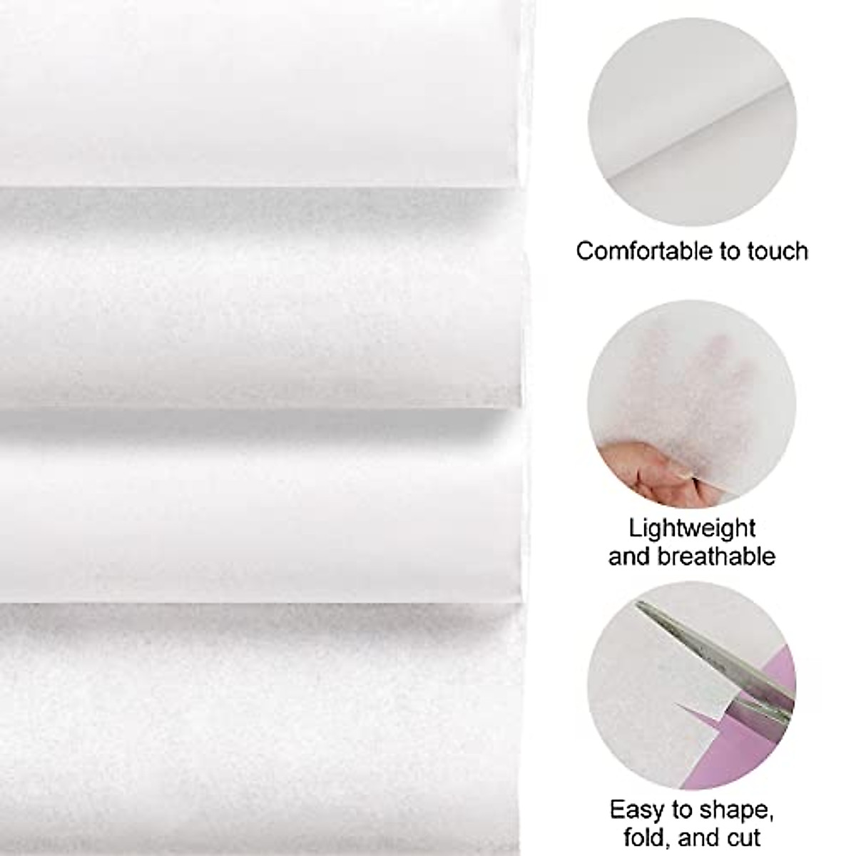 125 Pack 20" x 30" Acid Free Acid-Free Wrapping Tissue Paper, White Unbuffered No Lignin Archival Tissue Paper, No Acid Paper for Long-Term Packaging Storing Clothes Textiles Linens Present Wrap