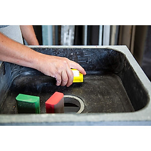 KGS PRO diamond hand polishing pads curved edges (4 pack, Combination set (grit 60, 120, 200, 400))