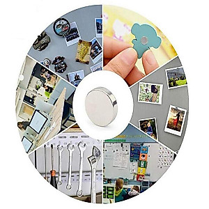 100 Pieces 7x2mm Tiny Small Multi-use Refrigerator Magnets for Refrigerator Science Crafts Projects