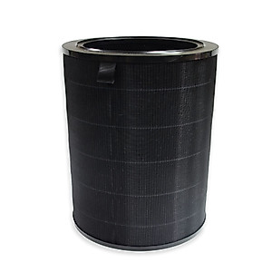 PUREBURG Replacement True HEPA Filter Compatible with Smartmi Air Purifier Large room,Model Number : KQJHQ01ZM,H13 4-Stage Filtration Activated Carbon 2-IN-1