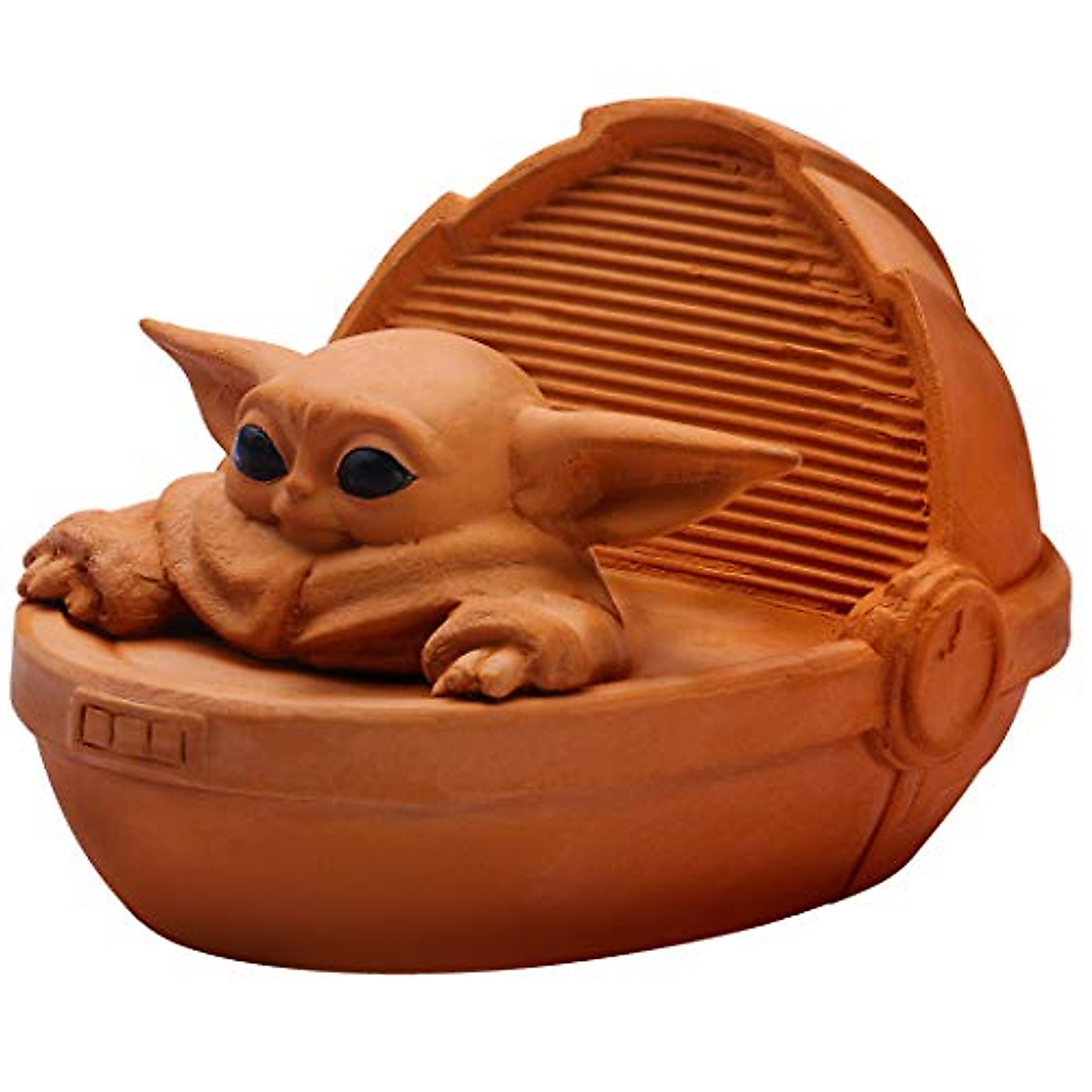 Amazon Exclusive Star Wars The Child Chia Pet Floating Edition with Stand, “aka Baby Yoda” with Seed Packet, Decorative Pottery Planter, Easy to Do and Fun to Grow