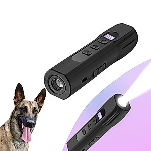 2024 Dog Bark Deterrent Device, Anti-Bark Device for Dog Training & Behavior Aid, No Need to Yell or Pat, Simply Point at The Dog Within 35ft, Ultra-Bright LED Flashlight | Bark Collar Alternative
