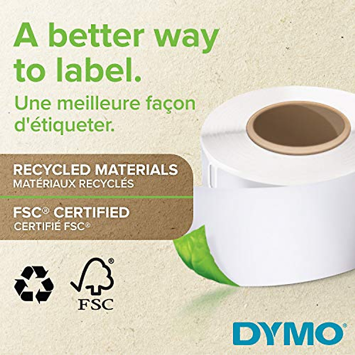 Dymo 36 mm x 89 mm LW Large Address Labels, 24 Rolls of 130 Easy-Peel Labels (3120 Labels), Self-Adhesive, for LabelWriter Label Makers, Authentic