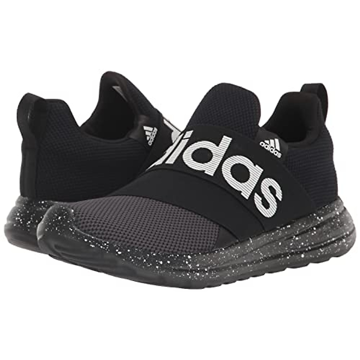 adidas Men's Lite Racer Adapt 6.0 Sneaker, Core Black/Core Black/White, 13