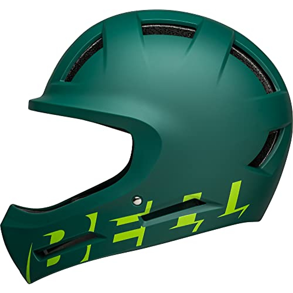 Bell Drop Youth BMX Bike and Skate Helmet, Green