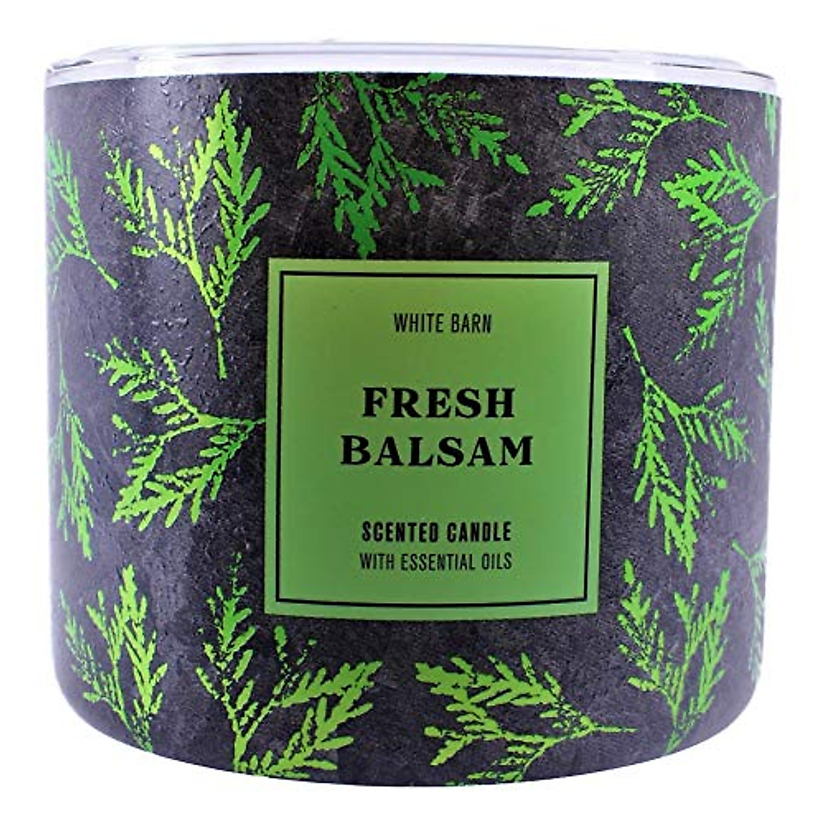 White Barn Bath & Body Works Fresh Balsam Scented Candle 3 Wick 14.5OZ