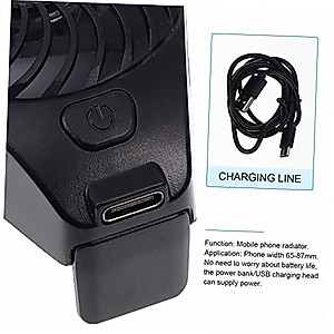 ULDIGI Computer Case Fans USB Mobile Tablet Cable Game Phone Cellphone Type Pro Smartphone Videos Gaming of Car Device Streaming Professional Any Black Lives All Cooling for Watch Pc Case Fans